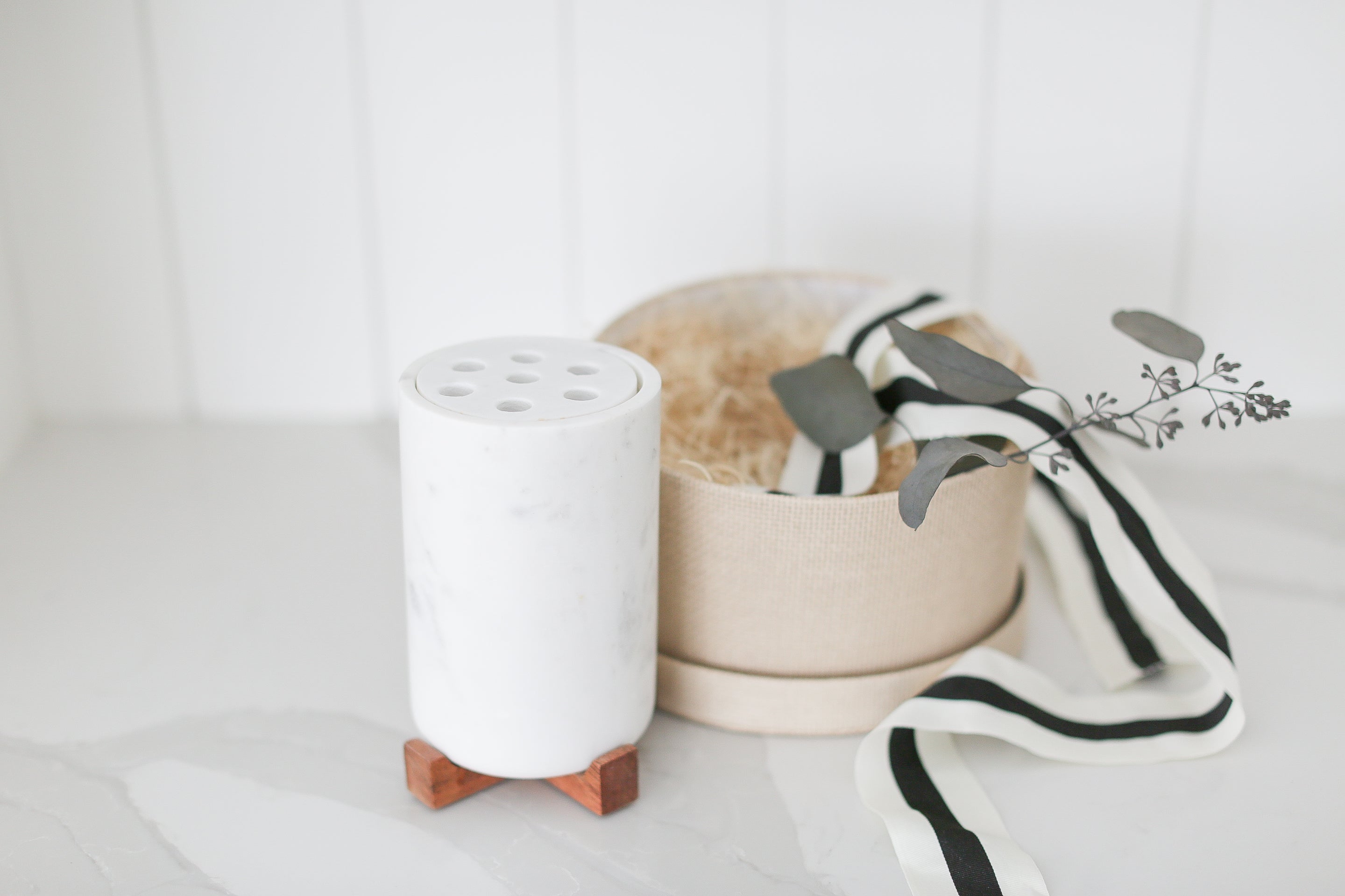 Daphne | Ready Ship Gifts | Marble Vase | Mercy Forest Co. | Engrave